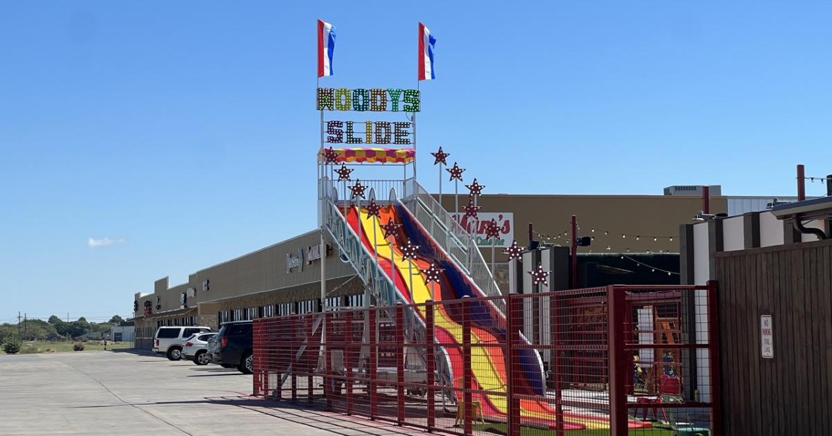 New Fun Slide Unveiled at Little Woodrow's