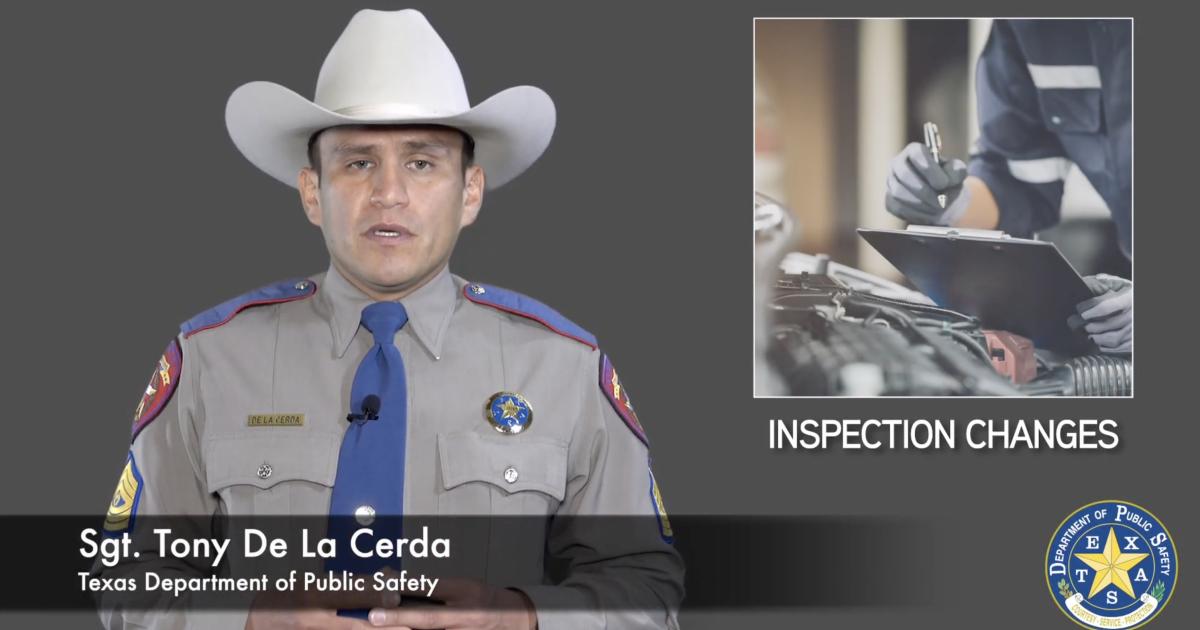 Texas DPS Releases PSA on New Vehicle Inspection Program