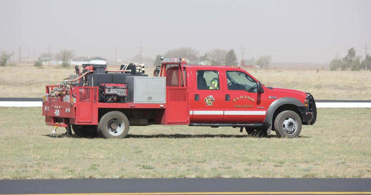 Slaton, BSL Firefighters Tackle Blaze at Unoccupied Trailer